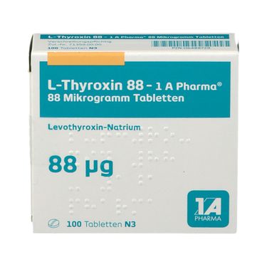 L Thyroxin 88 1A Pharma® 100 St mit dem E-Rezept kaufen - Shop Apotheke