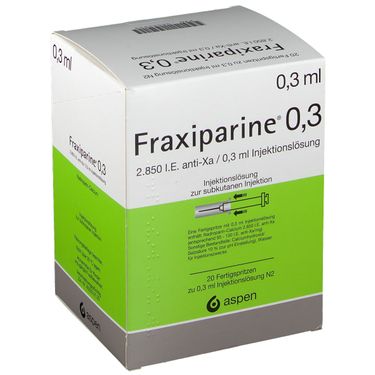 Fraxiparine® 0,3 20x0,3 ml mit dem E-Rezept kaufen - Shop Apotheke
