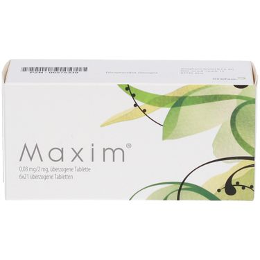 Maxim® 0,030 mg/2 mg 126 St mit dem E-Rezept kaufen - Shop Apotheke