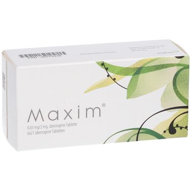 Maxim® 0,030 mg/2 mg 126 St mit dem E-Rezept kaufen - Shop Apotheke