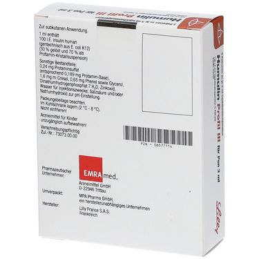 Humulin Profil III 5x3 ml mit dem E-Rezept kaufen - SHOP APOTHEKE