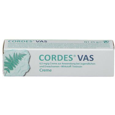 CORDES® VAS Creme 25 g mit dem E-Rezept kaufen - Shop Apotheke