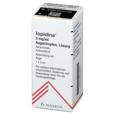 Iopidine® 5 mg/ml 5 ml mit dem E-Rezept kaufen - Shop Apotheke
