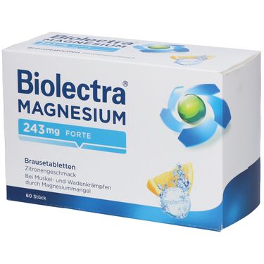 Biolectra® Magnesium 243 mg forte Brausetabletten Zitrone - Jetzt 10% ...