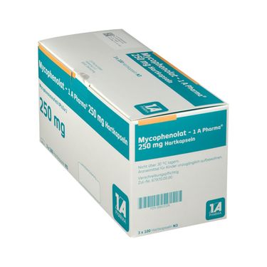 Mycophenolat 1A 250Mg 300 St mit dem E-Rezept kaufen - Shop Apotheke