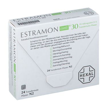 ESTRAMON conti® 30/95 µg/24 Stunden 24 St mit dem E-Rezept kaufen ...