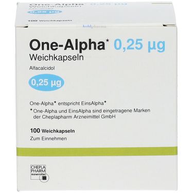 One Alpha 0,25 µg 100 St mit dem E-Rezept kaufen - Shop Apotheke