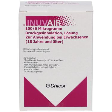 Inuvair® 100/6 µg 2 St mit dem E-Rezept kaufen - Shop Apotheke