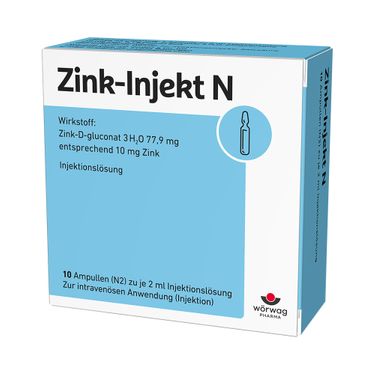 Zink-Injekt N 10x2 ml mit dem E-Rezept kaufen - Shop Apotheke