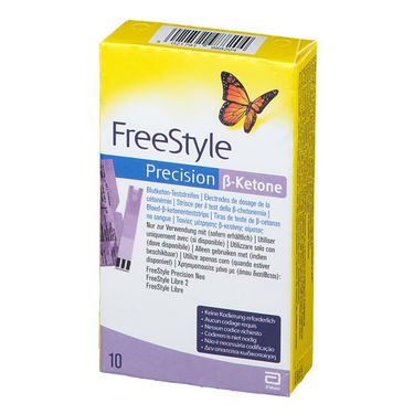 FreeStyle Precision β-Keton Teststreifen 10 St - Shop Apotheke