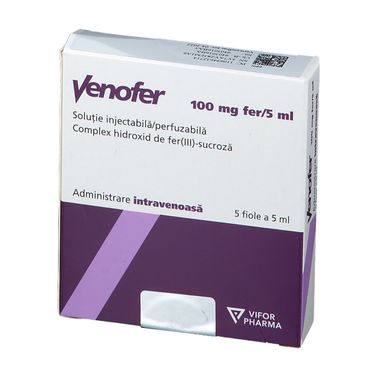 Venofer 100 mg Fe/5 ml 5x5 ml mit dem E-Rezept kaufen - Shop Apotheke