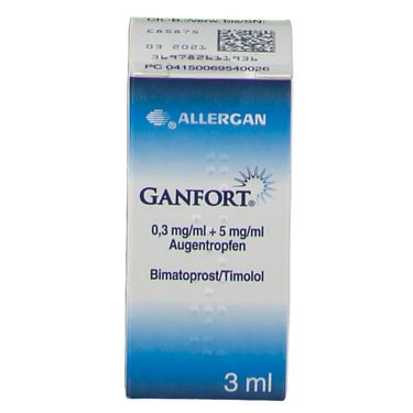 Ganfort® 0.3Mg/Ml+5Mg/Ml 3 ml mit dem E-Rezept kaufen - Shop Apotheke