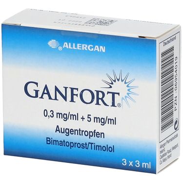 Ganfort® 0.3Mg/Ml+5Mg/Ml 3x3 ml mit dem E-Rezept kaufen - Shop Apotheke