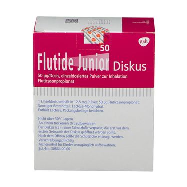 Flutide® Junior 50 Diskus® 60 St mit dem E-Rezept kaufen - Shop Apotheke