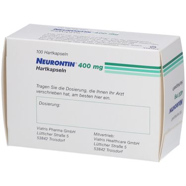 Neurontin® 400 mg 100 St mit dem E-Rezept kaufen - Shop Apotheke
