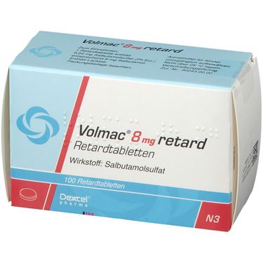 Volmac® 8 mg retard 100 St mit dem E-Rezept kaufen - Shop Apotheke