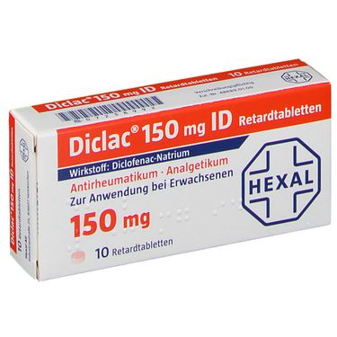 Diclac® 150 mg ID 10 St mit dem E-Rezept kaufen - Shop Apotheke
