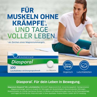 Magnesium-Diasporal® 100 Lutschtabletten 100 St - Shop Apotheke