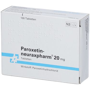 Paroxetin-neuraxpharm® 20 mg 100 St mit dem E-Rezept kaufen - Shop Apotheke