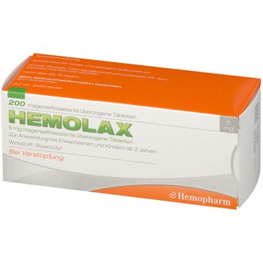 Hemolax 5mg Dragees 200 St - Shop Apotheke