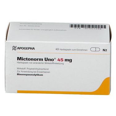 Mictonorm® Uno 45 mg 49 St mit dem E-Rezept kaufen - Shop Apotheke