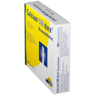 Calcium-dura® 500 Brausetabletten 100 St - Shop Apotheke
