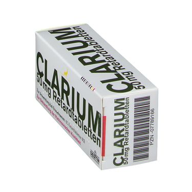 CLARIUM 50 mg Retardtabletten 60 St mit dem E-Rezept kaufen - Shop Apotheke