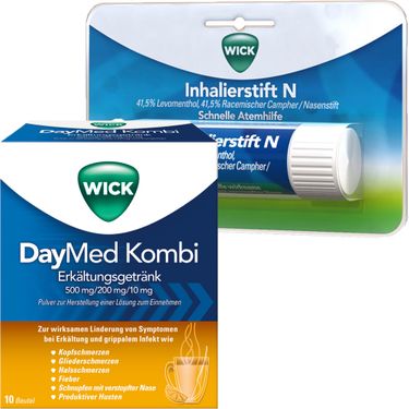 Erkältungsset WICK DayMed Kombi + Inhalierstift N ab 12 Jahre 1 St ...