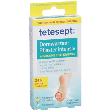 tetesept® Dornwarzen-Pflaster intensiv 12 St - Shop Apotheke