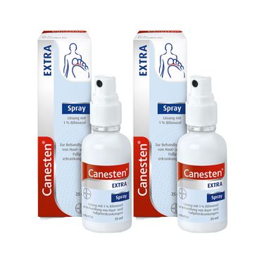 Canesten® EXTRA Bifonazol Spray 2x25 ml - Shop Apotheke