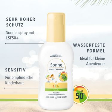 medipharma cosmetics Sonne Schutz & Pflege KIDS LSF 50+ 3x200 ml - Shop ...