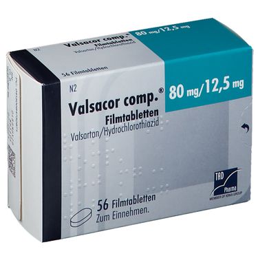 Valsacor comp.® 80 mg/12,5 mg 56 St mit dem E-Rezept kaufen - Shop Apotheke