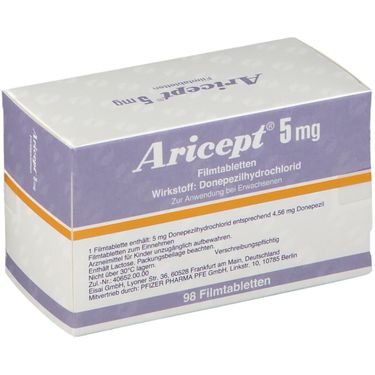Aricept® 5 mg 98 St mit dem E-Rezept kaufen - Shop Apotheke