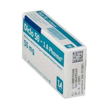 Diclo 50 1A Pharma® 20 St mit dem E-Rezept kaufen - Shop Apotheke