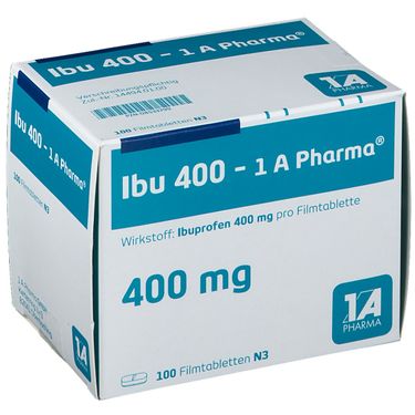 Ibu 400 1A Pharma® 100 St mit dem E-Rezept kaufen - Shop Apotheke