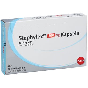 Staphylex® 500 mg Kapseln 20 St mit dem E-Rezept kaufen - Shop Apotheke