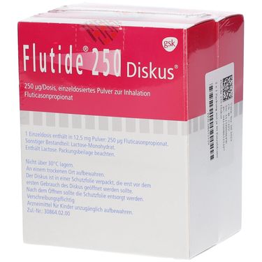 Flutide® 250 Diskus® 2x60 St mit dem E-Rezept kaufen - Shop Apotheke