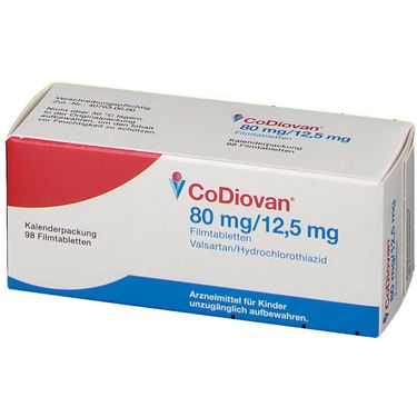 CoDiovan® 80 mg/12,5 mg 98 St mit dem E-Rezept kaufen - Shop Apotheke