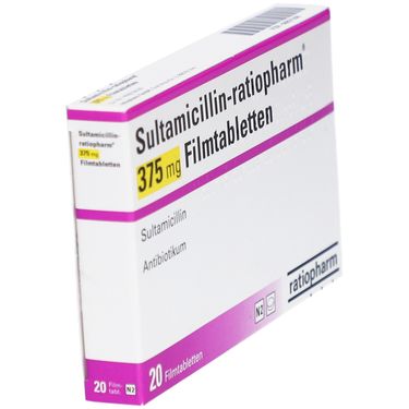 Sultamicillin-ratiopharm® 375 mg 20 St mit dem E-Rezept kaufen - Shop ...