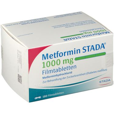 Metformin STADA® 1000 mg 180 St mit dem E-Rezept kaufen - SHOP APOTHEKE