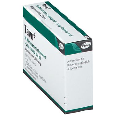 Tavu® 50 µg Latanoprost + 5 mg Timolol pro ml 3x2,5 ml mit dem E-Rezept ...