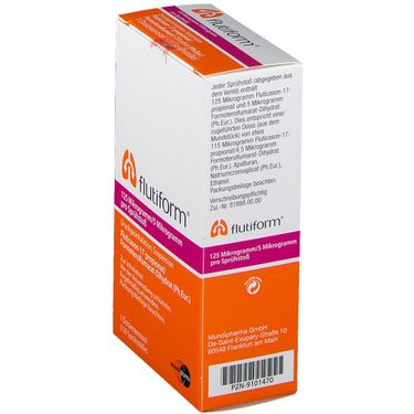 flutiform® 125 µg/5 µg pro Sprühstoß 1 St mit dem E-Rezept kaufen ...