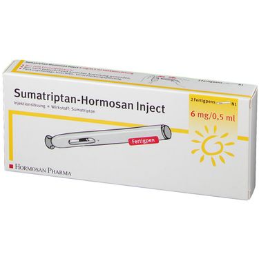 Sumatriptan-Hormosan Inject 6 mg/0,5 ml 2 St mit dem E-Rezept kaufen ...