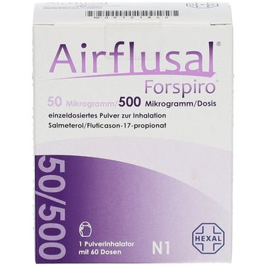 Airflusal® Forspiro® 50 µg/500 µg/Dosis 1 St mit dem E-Rezept kaufen ...