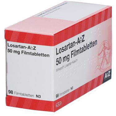 Losartan AbZ 50Mg bl 98 St mit dem E-Rezept kaufen - Shop Apotheke