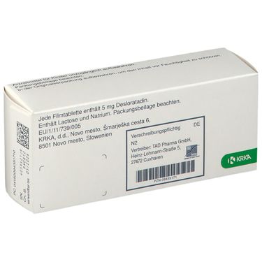 Dasselta® 5 mg 50 St mit dem E-Rezept kaufen - Shop Apotheke