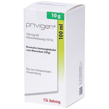 PRIVIGEN 10% Lösung 10 g Infusionslösung Dsfl. 100 ml mit dem E-Rezept ...