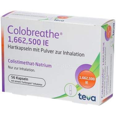 Colobreathe® 1.662.500 I.E. 56 St mit dem E-Rezept kaufen - Shop Apotheke