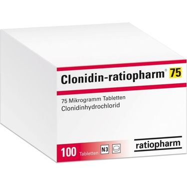 Clonidin-ratiopharm® 75 100 St mit dem E-Rezept kaufen - Shop Apotheke