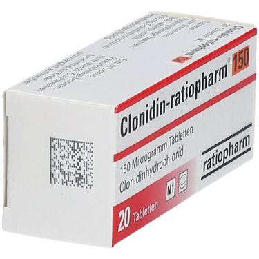 Clonidin-ratiopharm® 150 20 St mit dem E-Rezept kaufen - Shop Apotheke